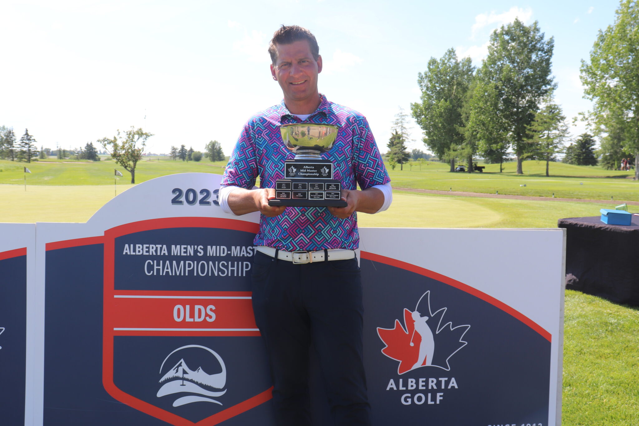 Jamie Welder wins 2023 Alberta Mens Mid Master Championship at Olds ...